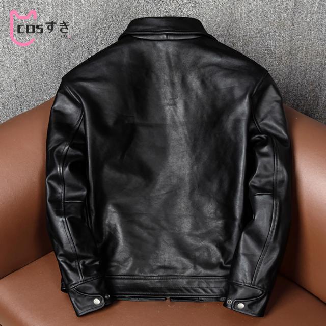 本革ジャケット 茶芯　フライトジャケット レザージャケット 馬革 革ジャン 本革 レザーコート メンズ ラペル 高品質 本革ジャケット 茶芯 フライトジャケット レザージャケット 馬革 革